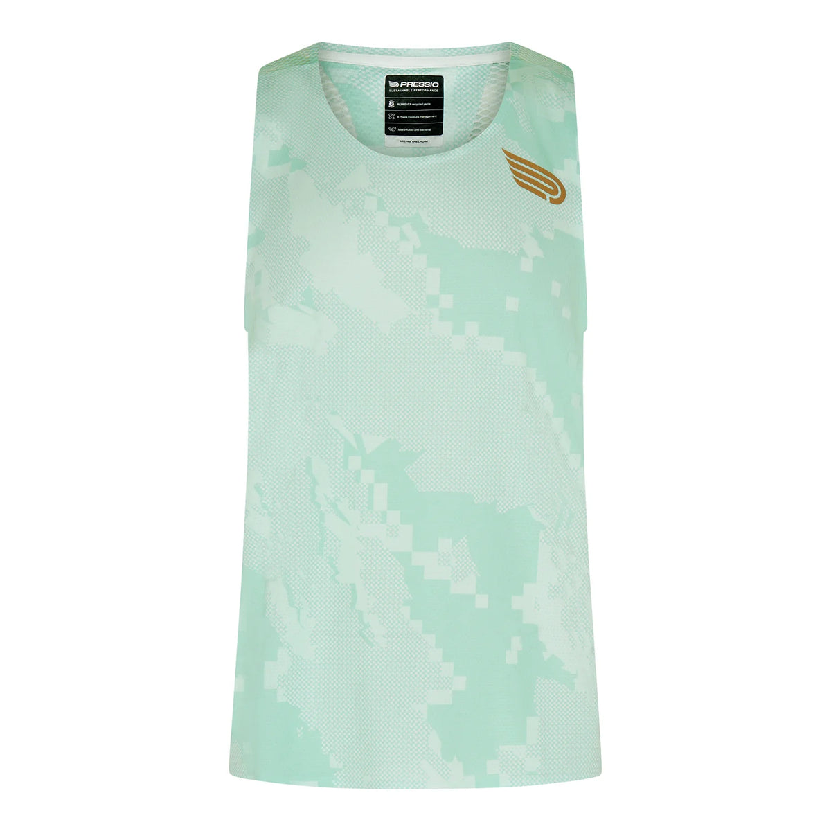 Pressio Elite Singlet Men's - Mint Camo – Kinisi Running
