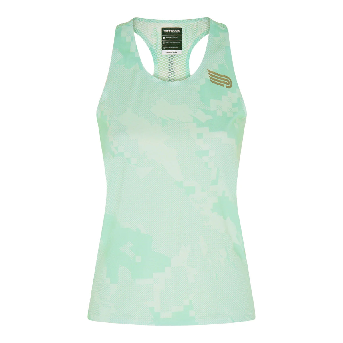 Pressio Elite Singlet Women's - Mint Camo – Kinisi Running